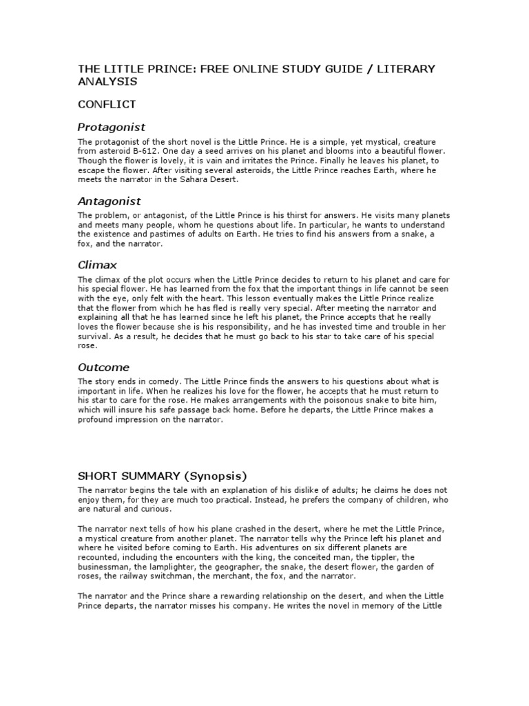 The Little Prince | PDF | The Little Prince