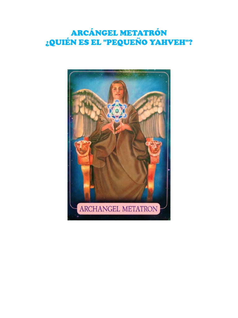 Manual Arcángel Metatrón | PDF