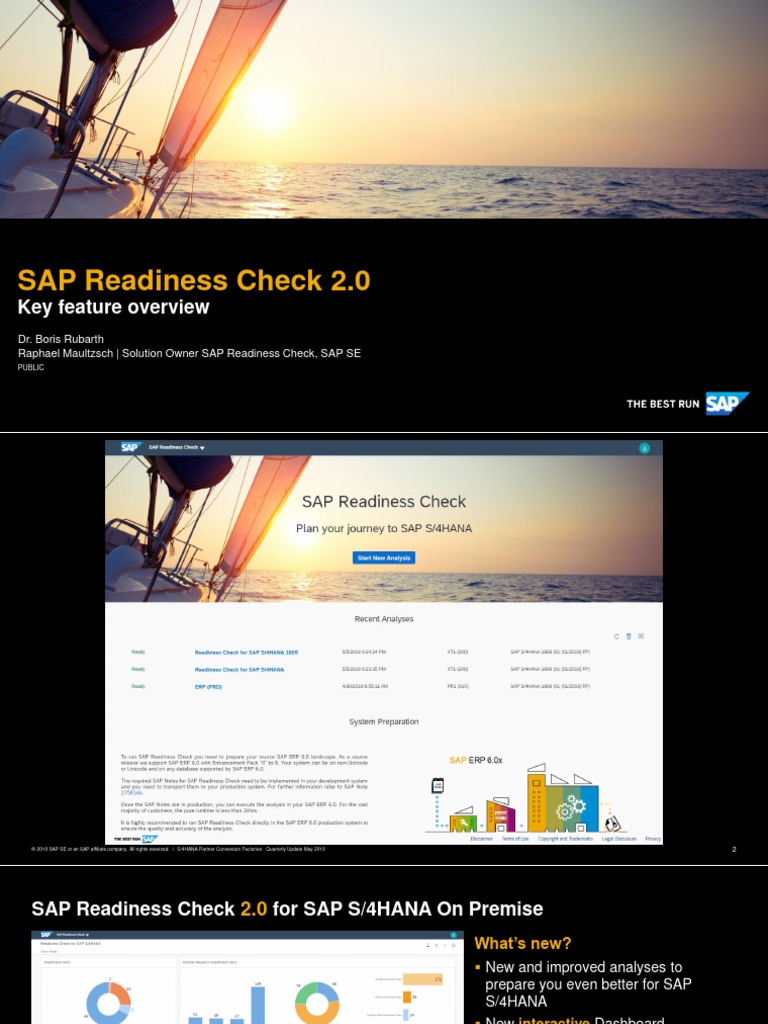 2019-05-16 - Overview Readiness Check 2.0 | PDF