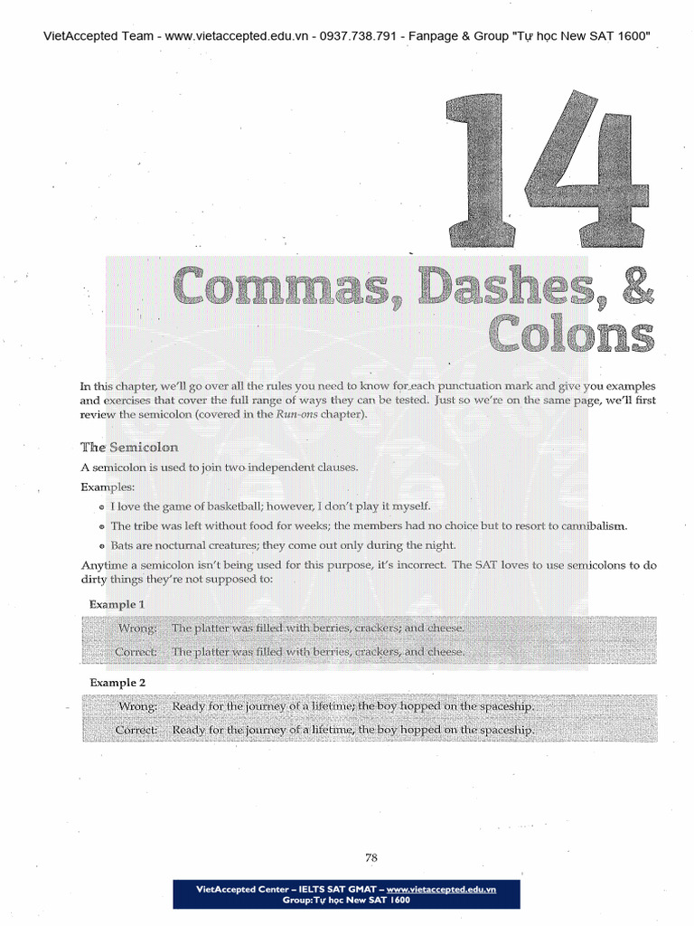 Panda Comma Dash Colons | PDF