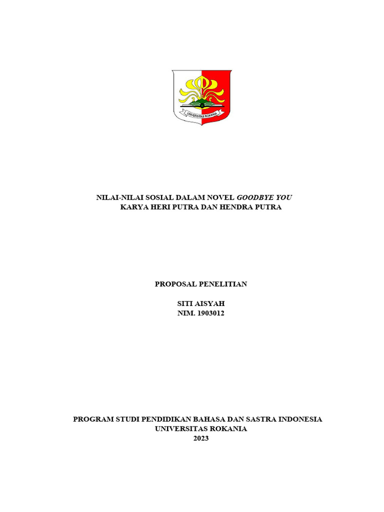 Revisi Proposal New 1 | PDF | Ilmu Sosial