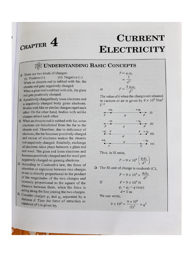 Current Electricity. Chapter 4 | PDF