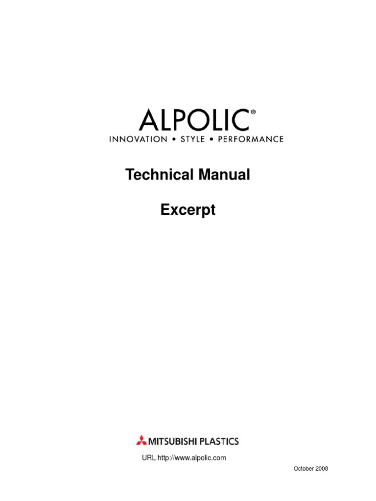 Alpolic Manual Excerpt | PDF | Sheet Metal | Paint
