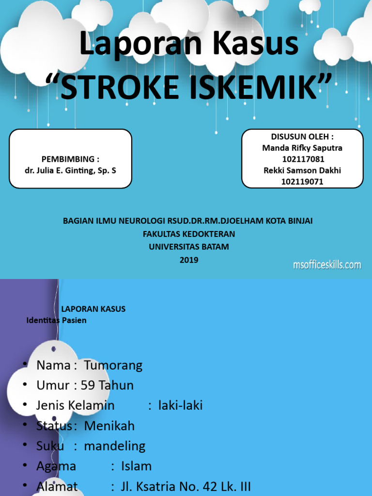 LAPKAS Stroke Iskemik | PDF