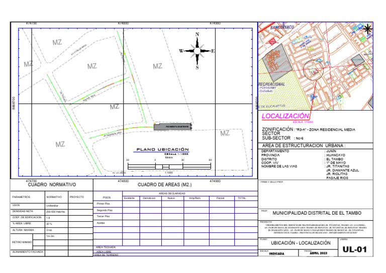 01.-Plano de Ubicacion y Localizacion | PDF