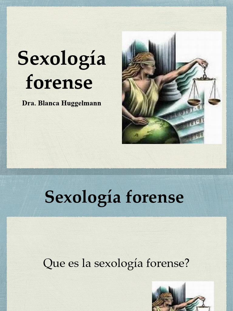 Sexologia Forense. | PDF | Sexo y la ley | Abuso sexual
