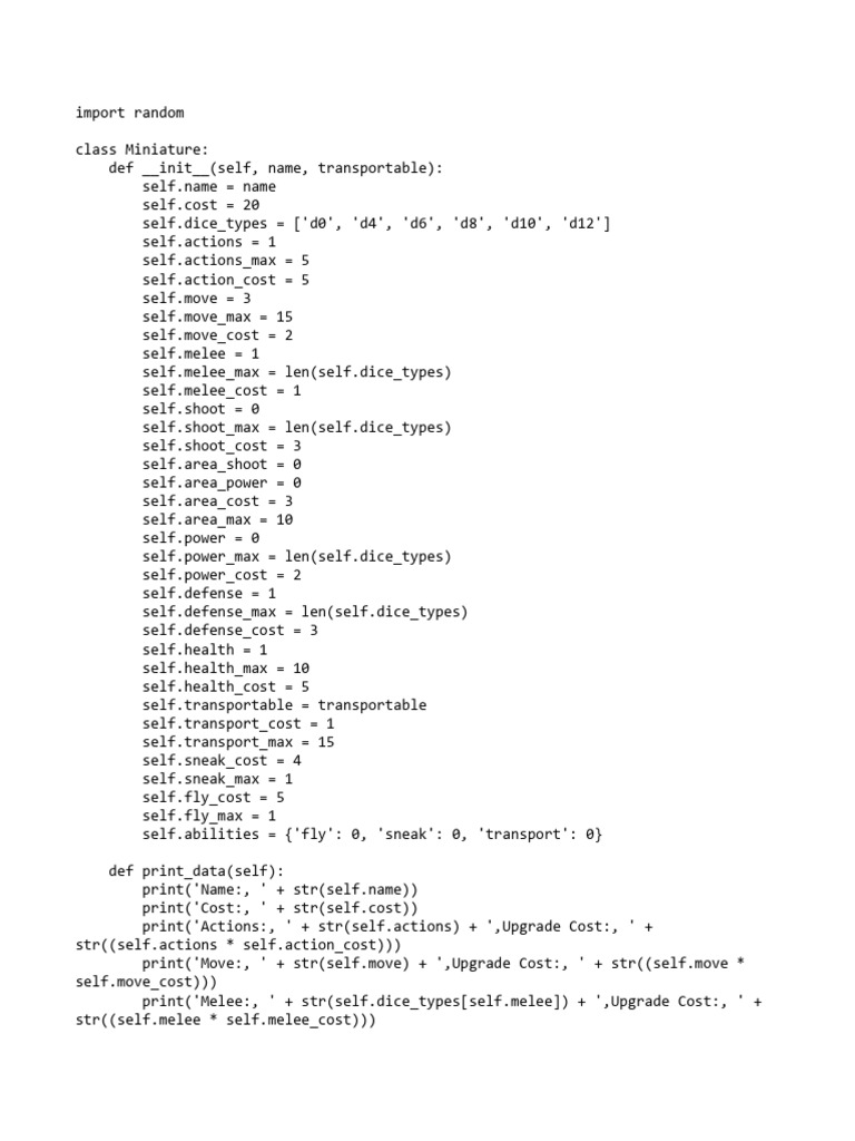 Wargame Python | PDF