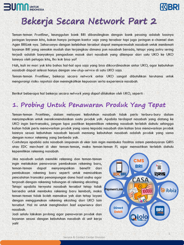 Materi Upscaling 49 - Oktober 2023 Bekerja Secara Network | PDF | Pengelolaan Keuangan & Uang