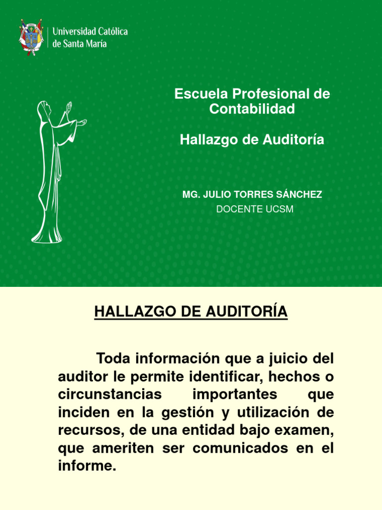Hallazgo de Auditoria | PDF | Auditoría