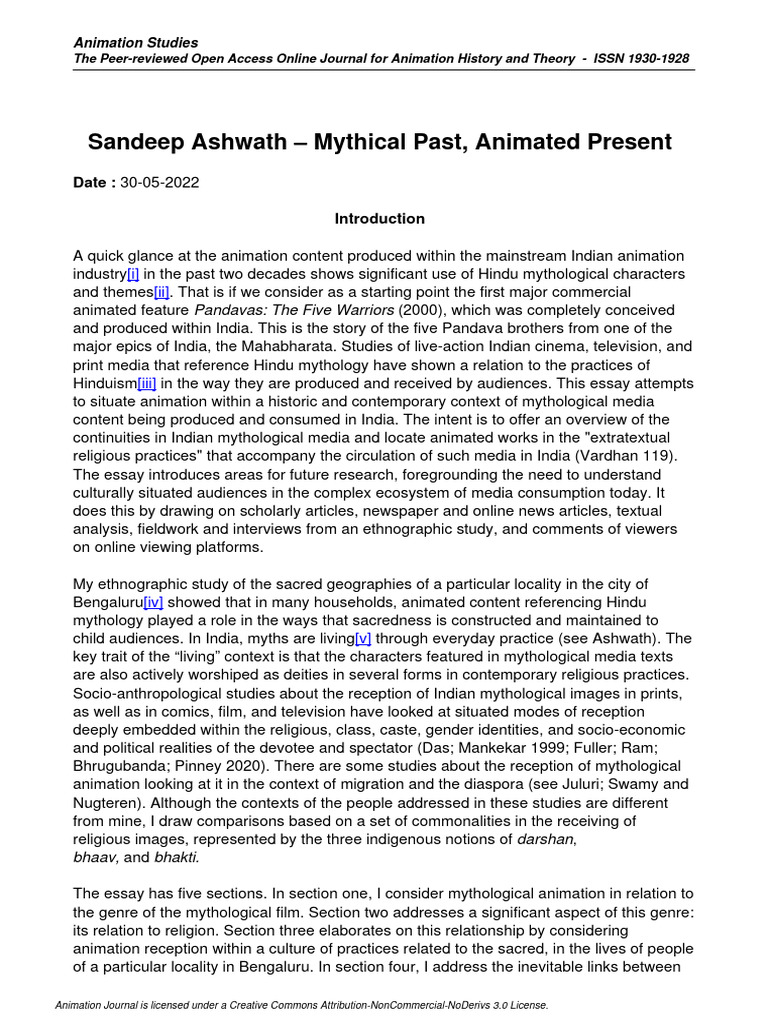 Mythical Past Animated Present | PDF | Bhakti | Rama