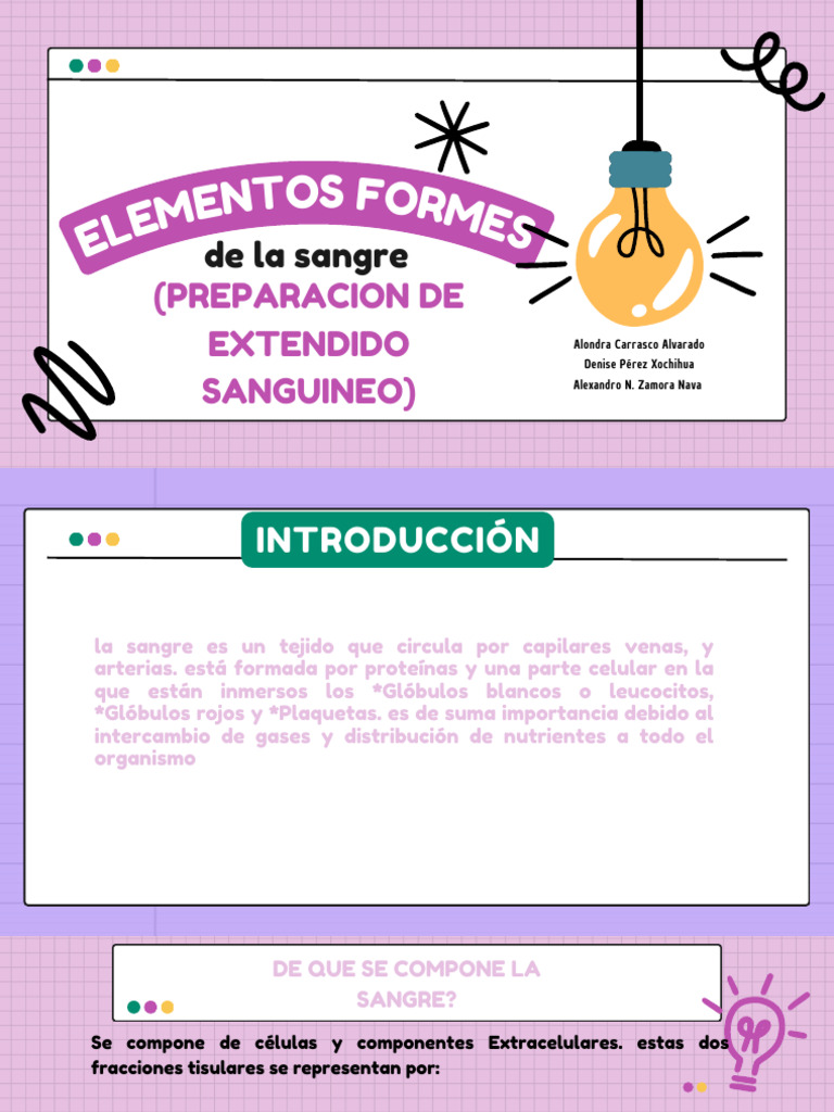 Elementos Formes | PDF | Sangre | Especialidades Medicas