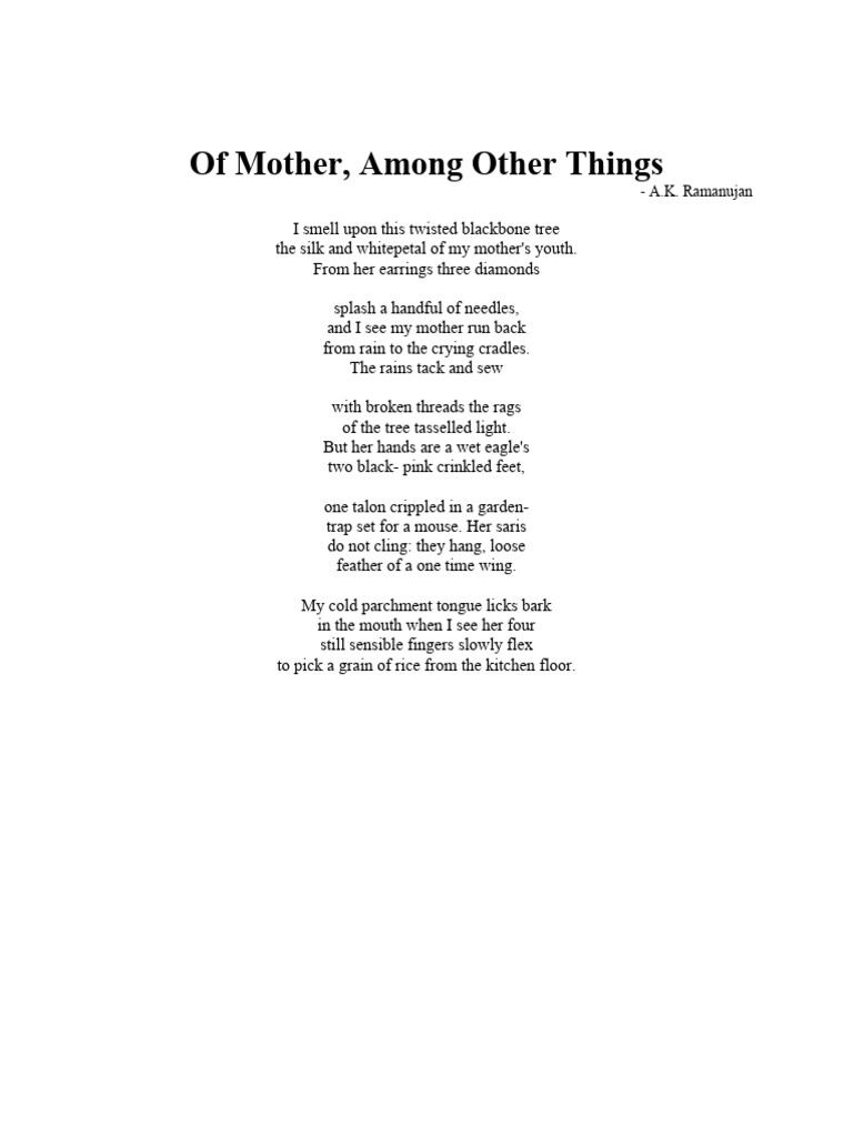 Of Mothers, Among Other Things | PDF