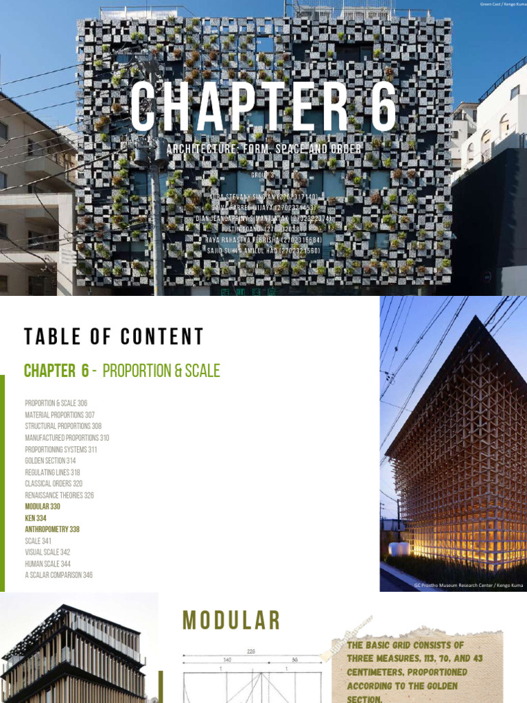 Chapter6 - Group 3 - Archi DK Ching - Compressed | PDF | Metrology