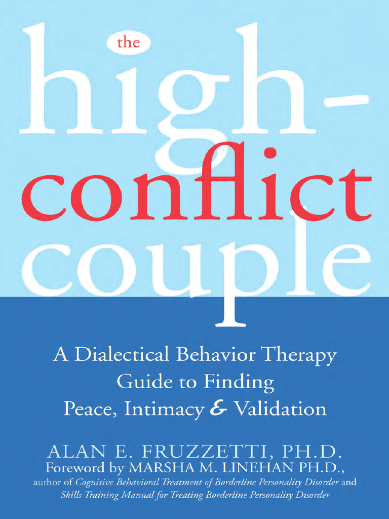 The High Conflict Couple Pdf Dialectical Behavior Therapy Emotions