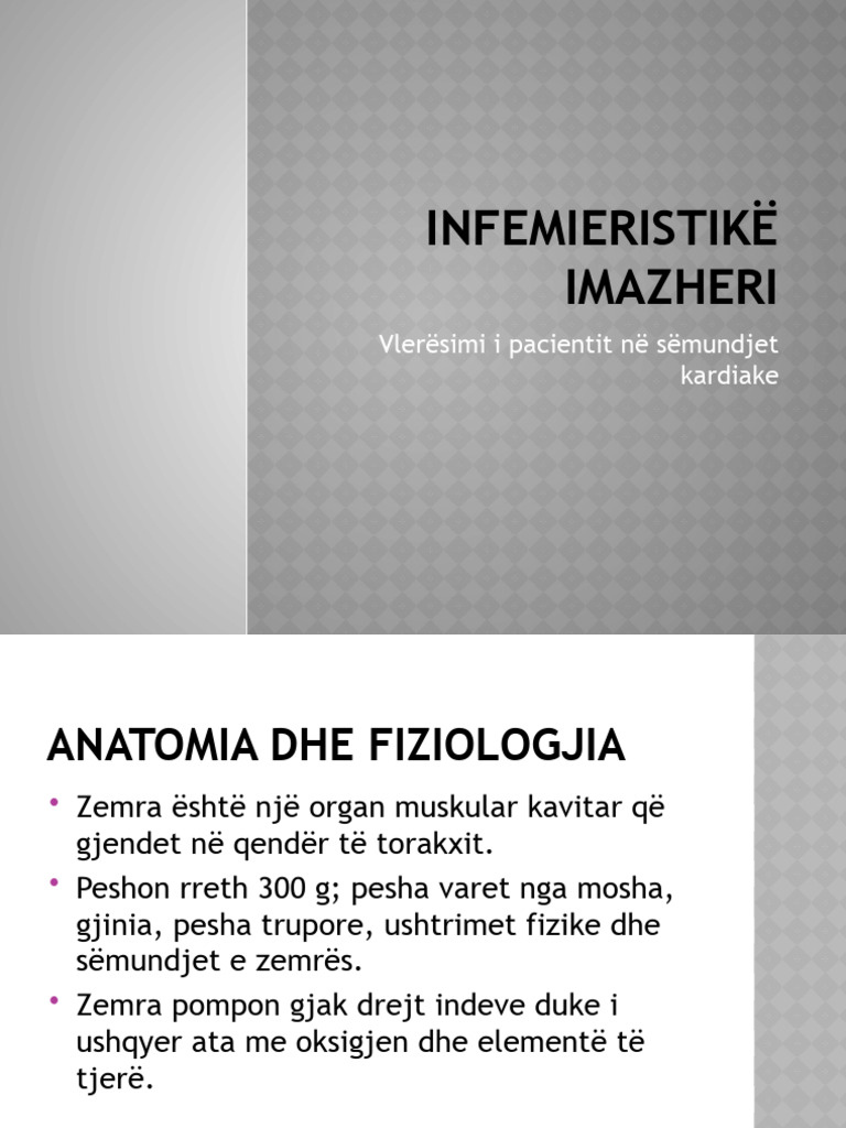 Vleresimi I Pacientit Me Semundje Kardiake | PDF