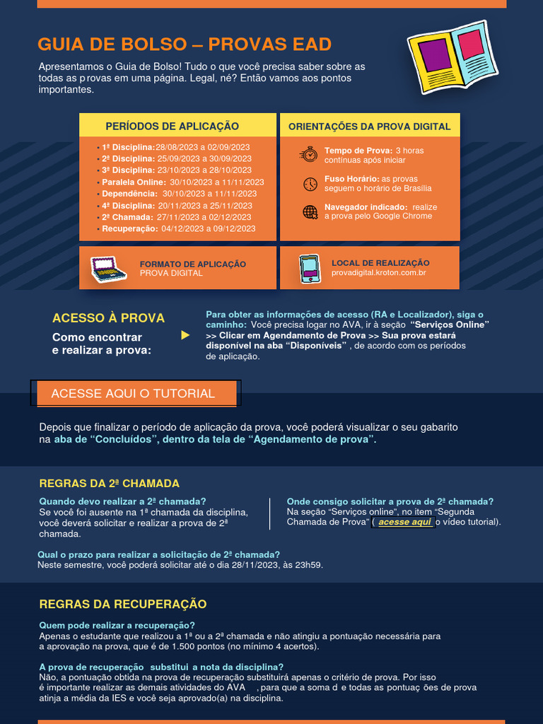 Guia de Bolso Provas EaD | PDF