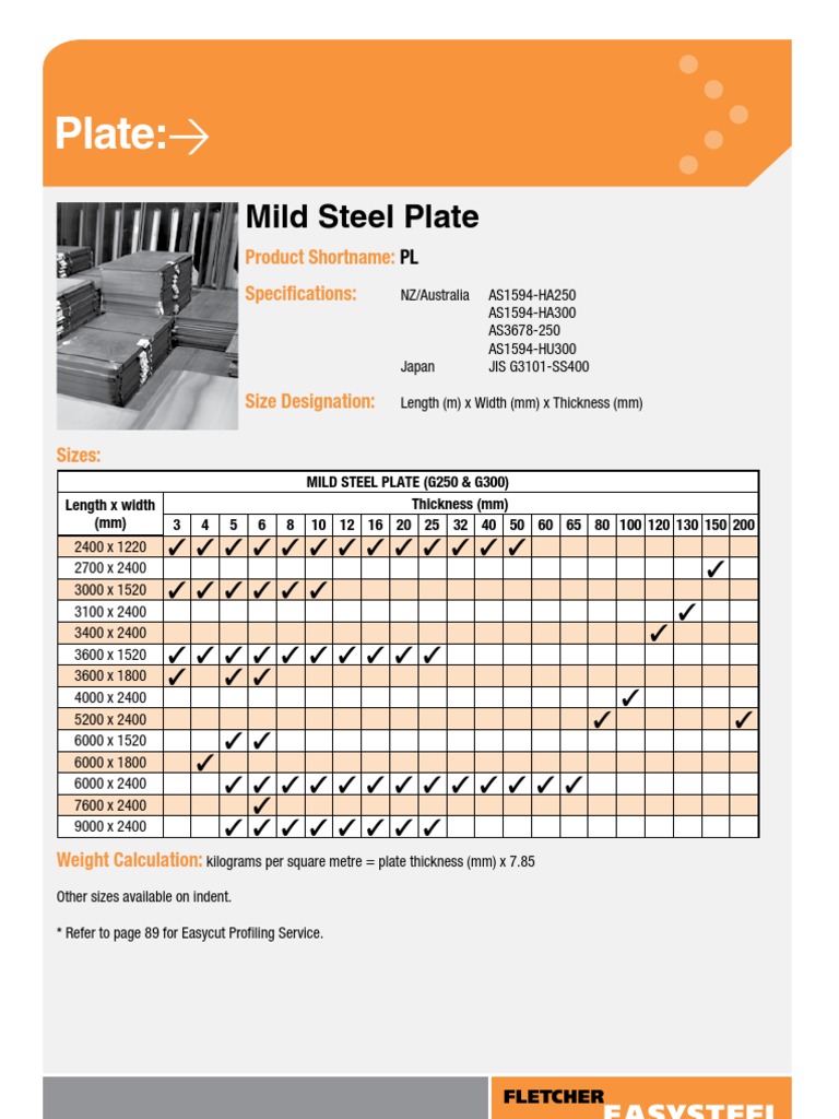 Steel Book - Plate6080208162149 | PDF | Structural Steel | Strength Of ...