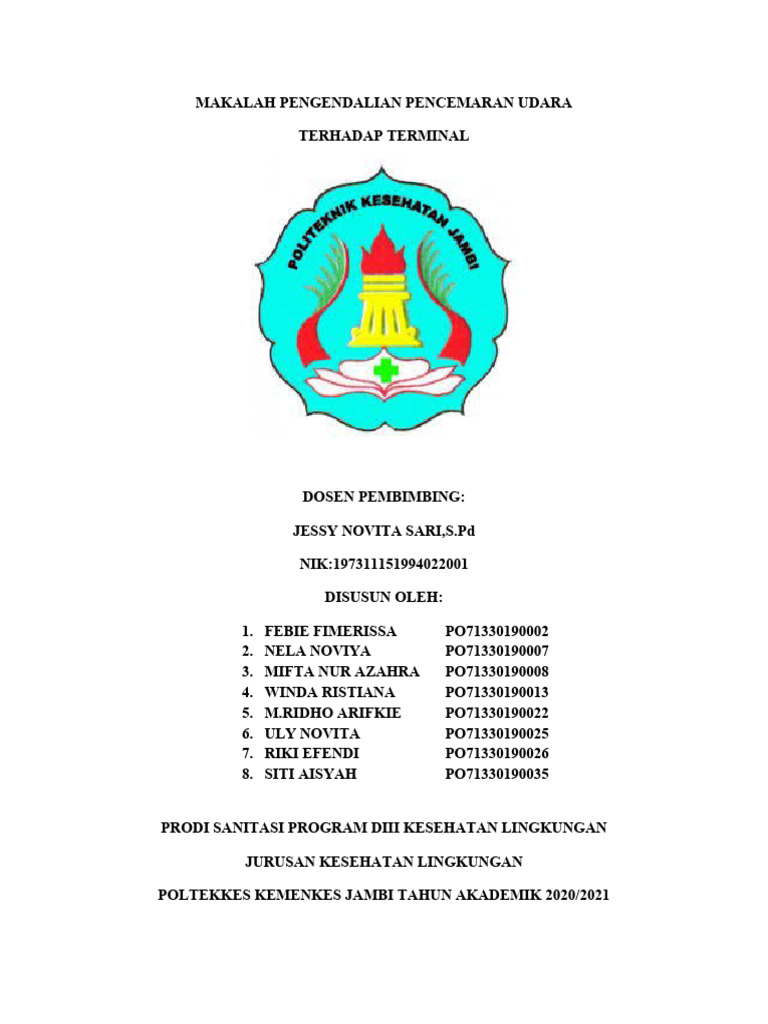 Pengendalian Pencemaran Udara Terminal | PDF | Bisnis | Sains & Matematika