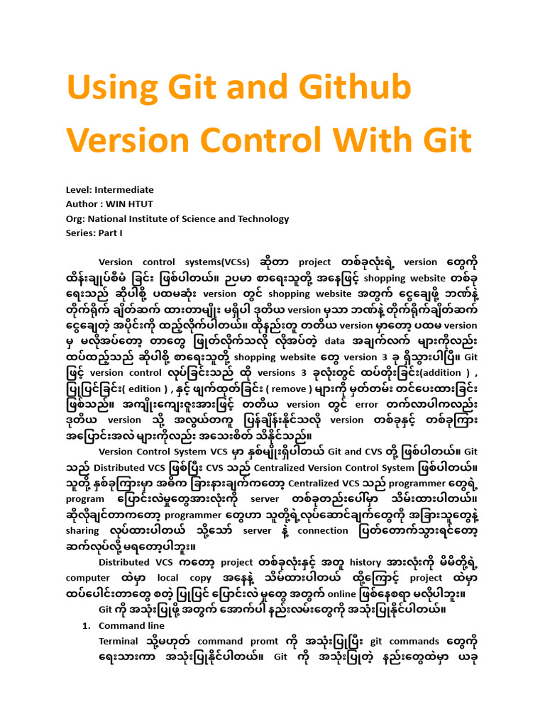 Git and Github | PDF