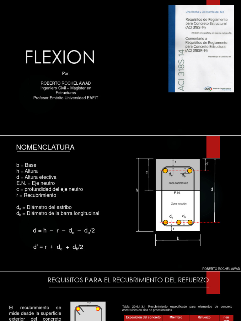 Requisitos de Recubrimiento y Flexión en Concreto | PDF | Viga (Estructura) | Hormigón