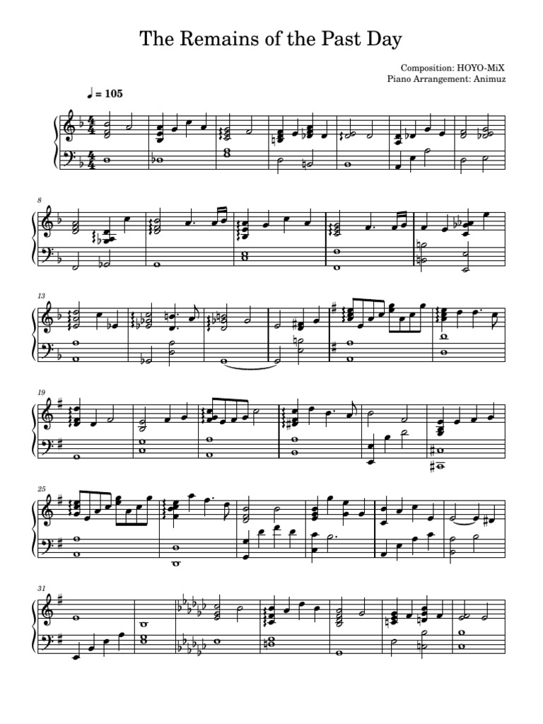 The Remains of The Past Day-1 | PDF