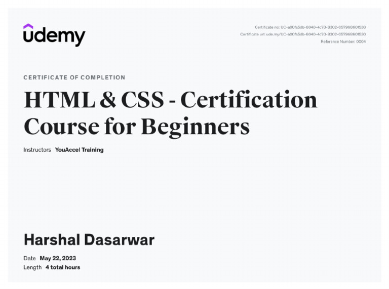 Udemy Htmlcss | PDF