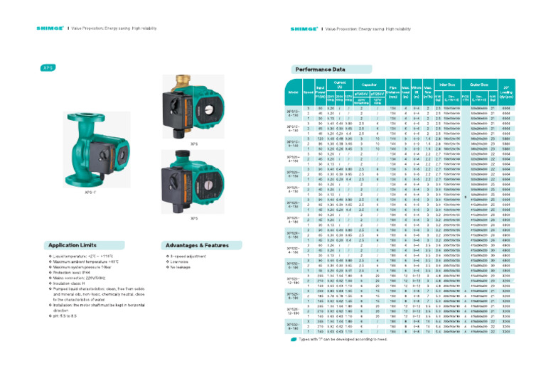 Shimge XPS Catalog | PDF
