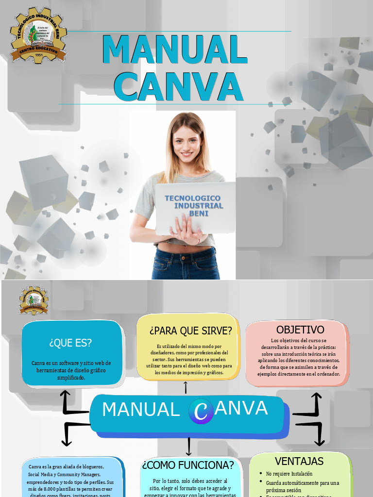 Manual Canva 2023 - TIB | PDF | Red mundial | Internet y web