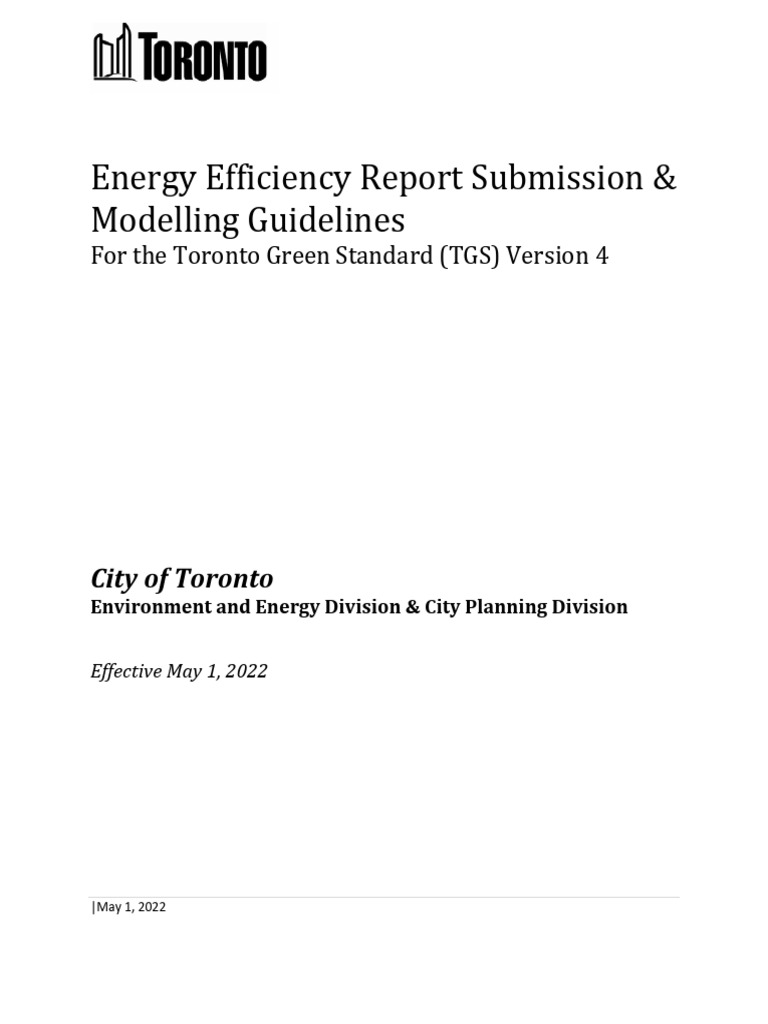 Toronto Green Standard Guide | PDF | Science & Mathematics | Technology & Engineering