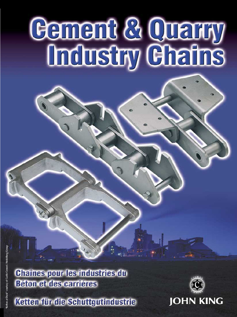 John King Chains: Cement Industry Solutions | PDF | Technology & Engineering