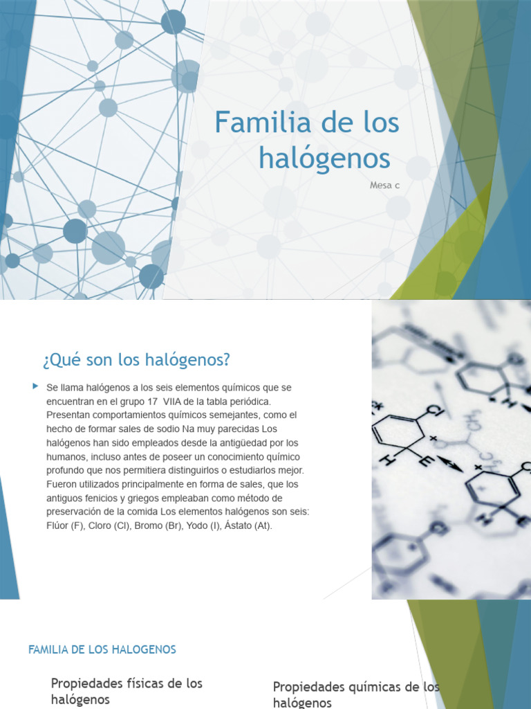 Familia de Los Halógenos | PDF