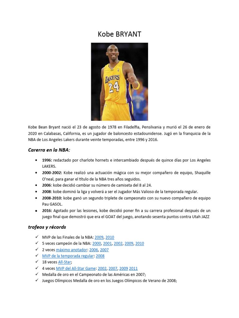 Kobe Bryant | PDF