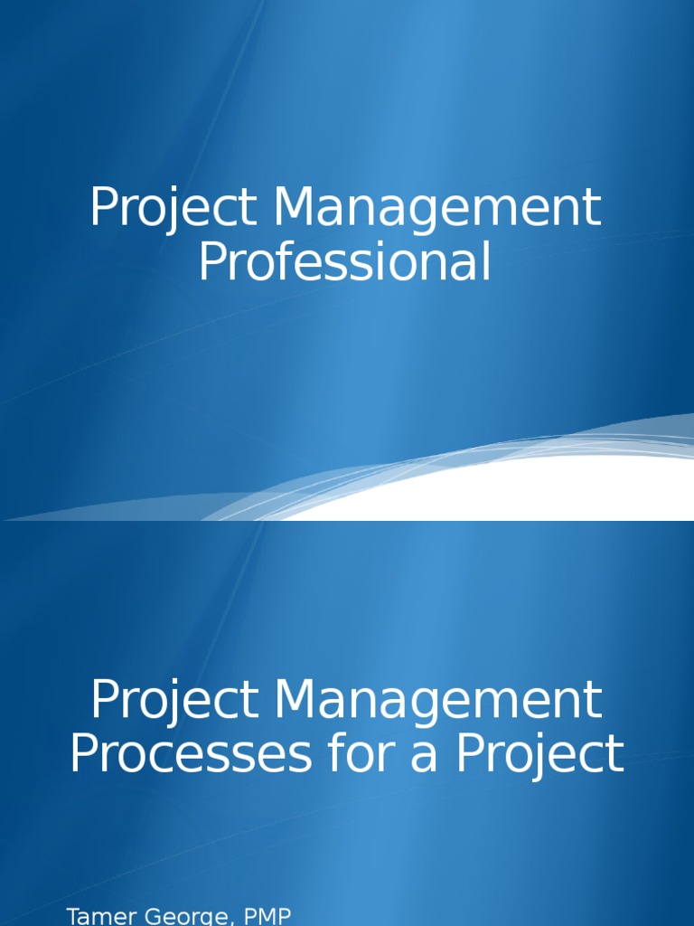 Project Management Processes 1 | PDF | Project Management | Production ...