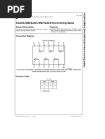 7485 Datasheet | PDF | Electrical Engineering | Electricity