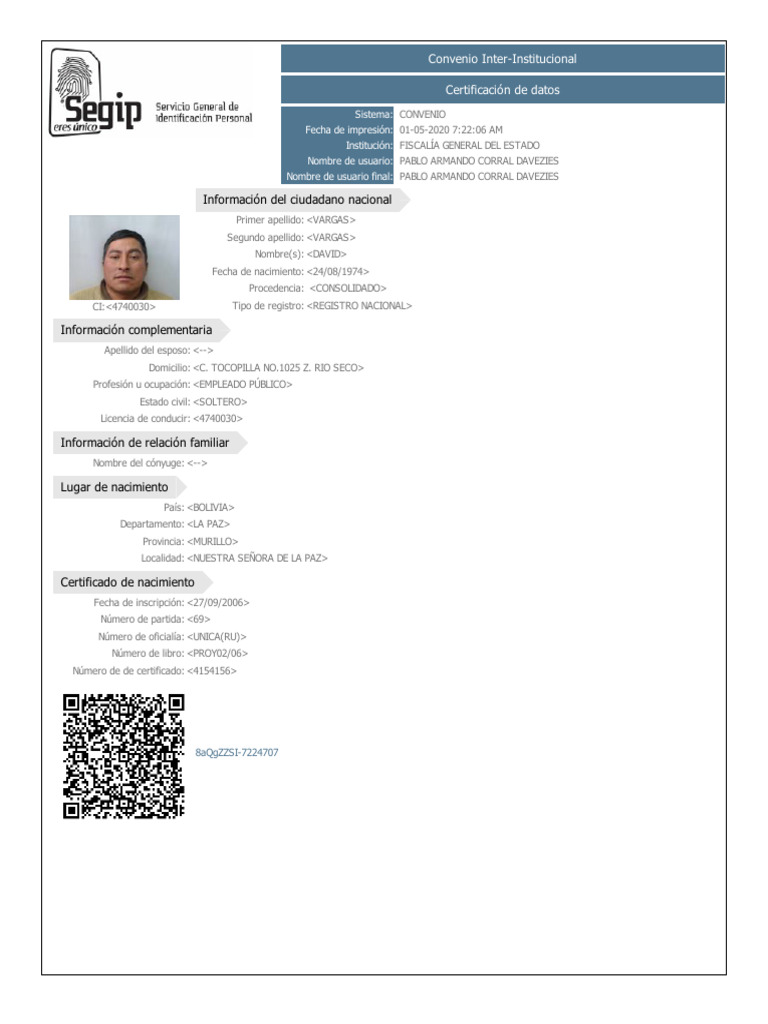 Certificacion Segip 5eac066b3ee456.91886646 | PDF