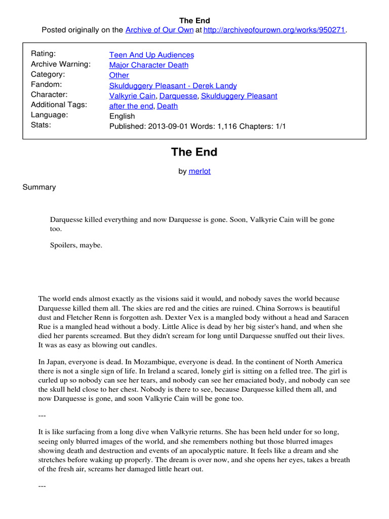 The End | PDF