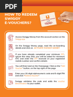 Swiggy Voucher - T&cs & Redeem Process | PDF