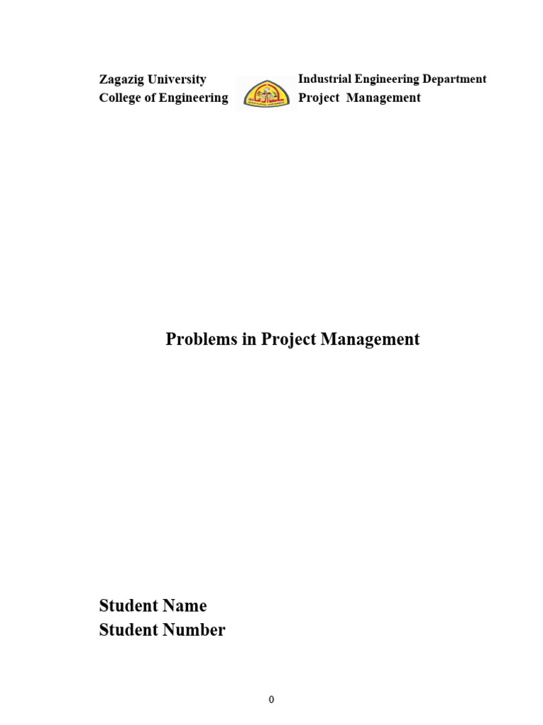 Project Management - Sheet | PDF