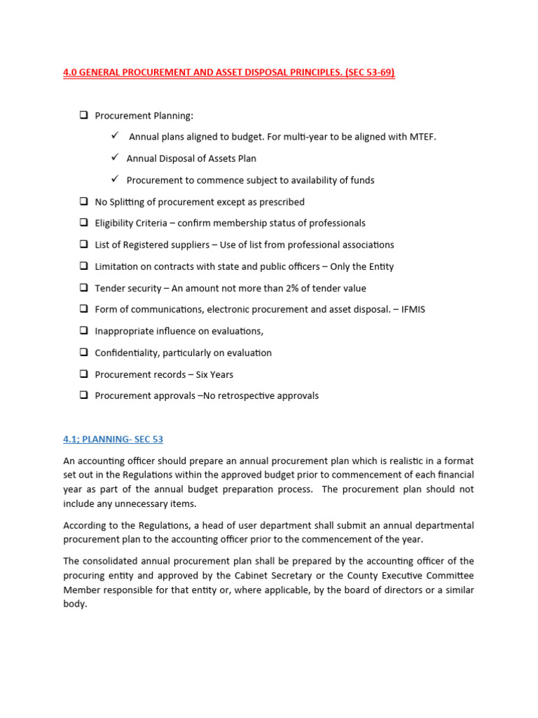 Public Procurement Principles | Download Free PDF | Procurement | Price Indices
