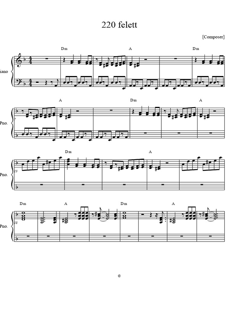 220 Felett Keys Parts Neoton Familia | PDF