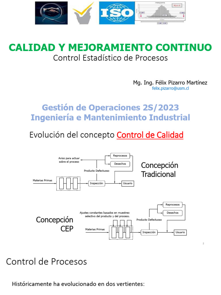 Tema 2 GO Gestión de Calidad y Mejoramiento Continuo Control de Procesos | PDF | Histograma ...