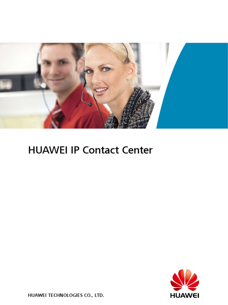 HUAWEI IP Contact Center | PDF | Call Centre | Interactive Voice Response