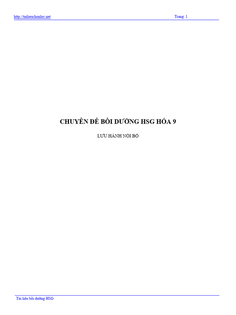 Cac Dang Bai Tap Boi Duong Hoc Sinh Gioi Hoa 9 2 | PDF