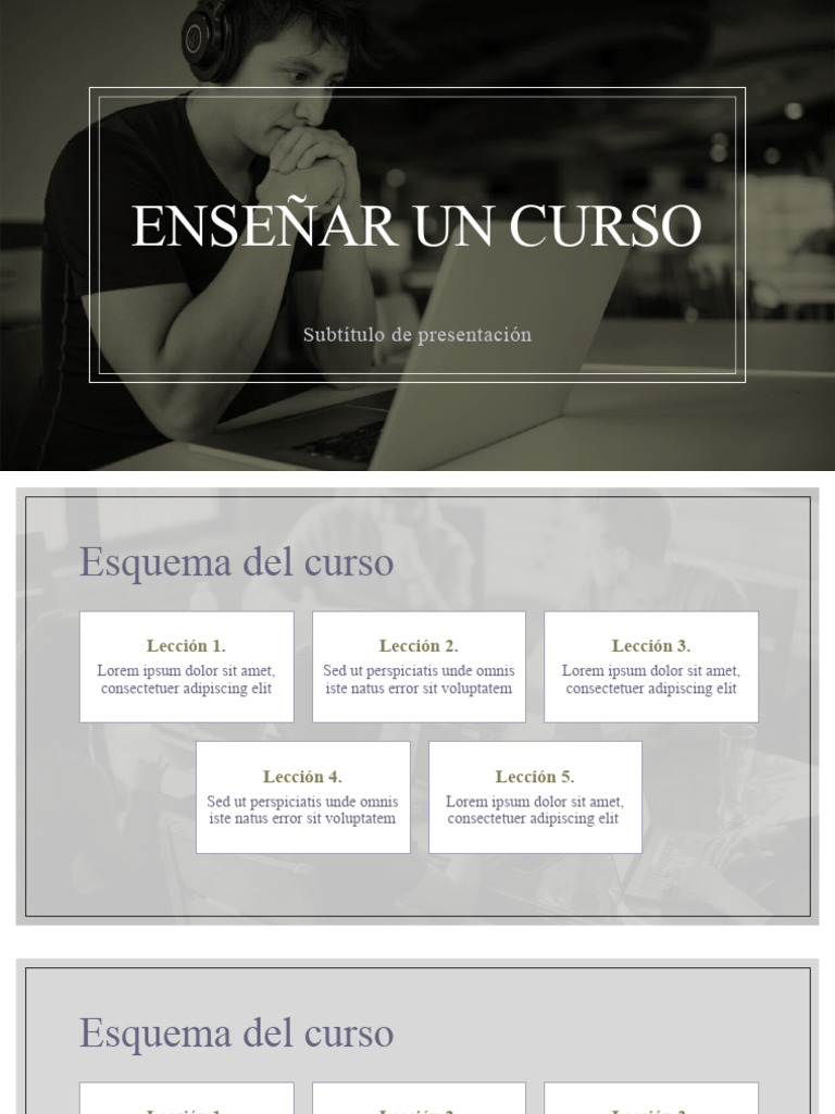 Esquema de Curso: Lecciones y Progreso | PDF | Crecimiento personal y profesional | Salud y ...