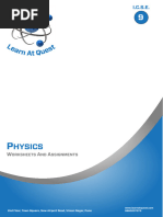 CBSE Class 9 Physics Worksheet - Force and Laws of Motion | PDF | Force ...