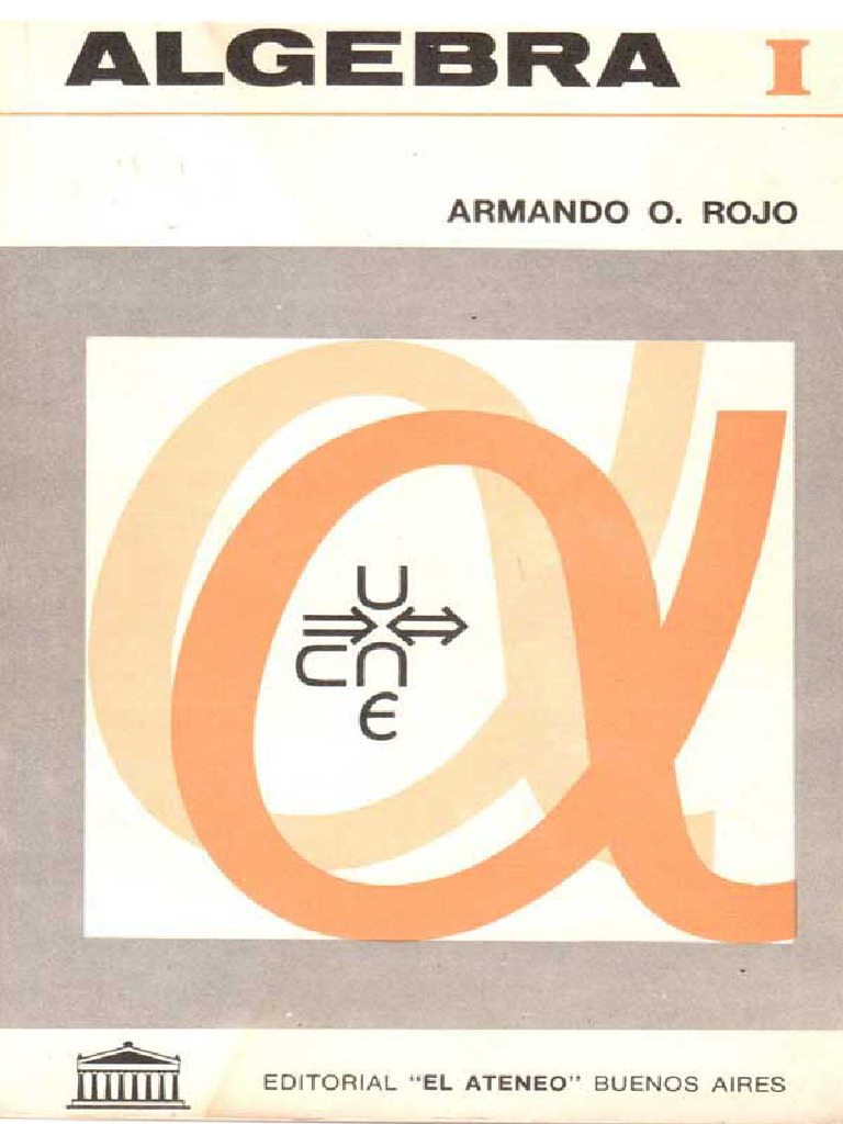 Algebra Armando Rojo | PDF