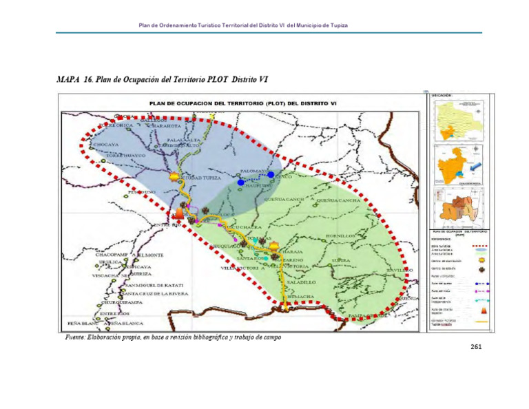 MAPA 16 - Plan de Ocupacion Del Territorio - Distrito VI | PDF