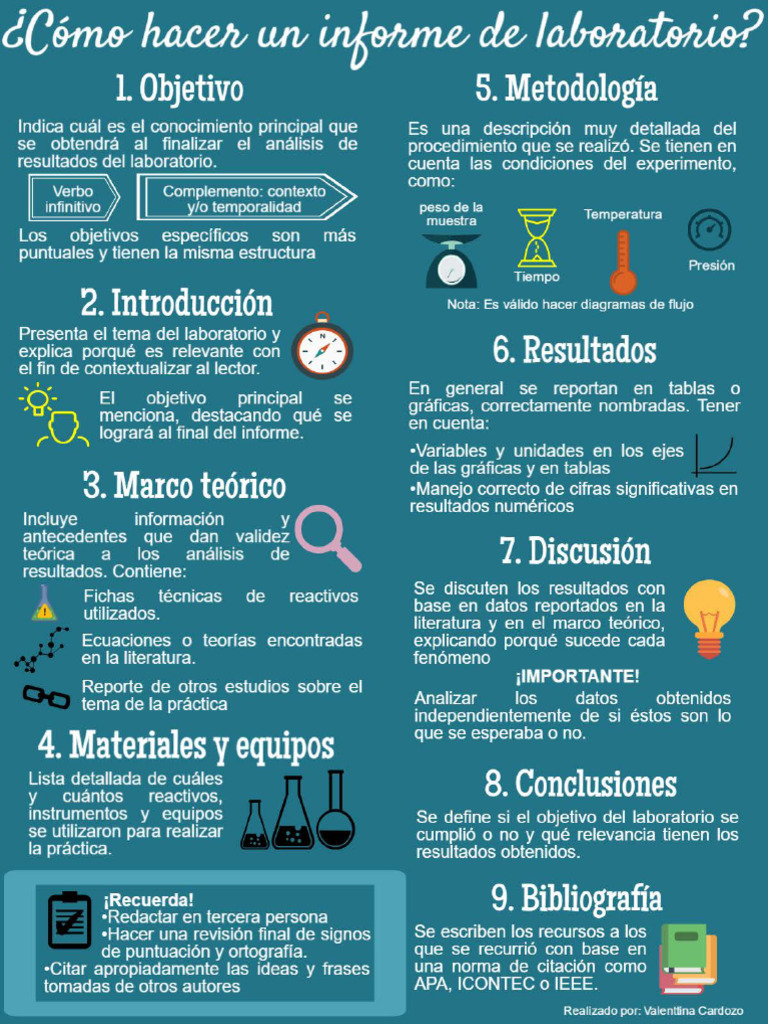 Infografía Informe de Laboratorio | PDF