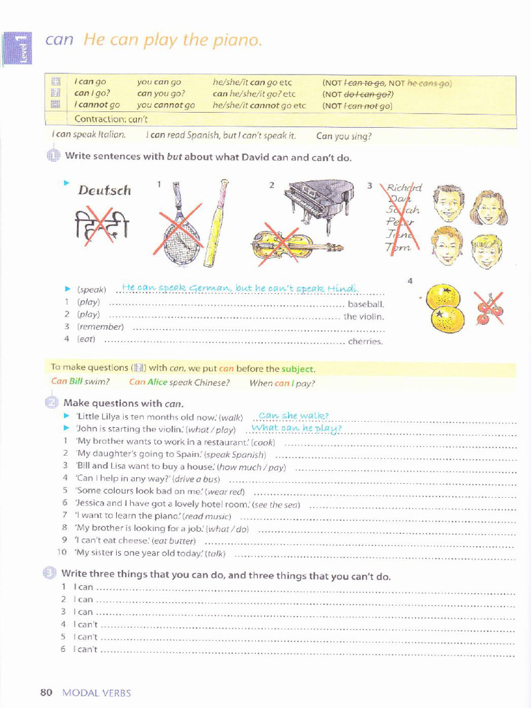Basic Exercises Pdf Linguistics Syntax 