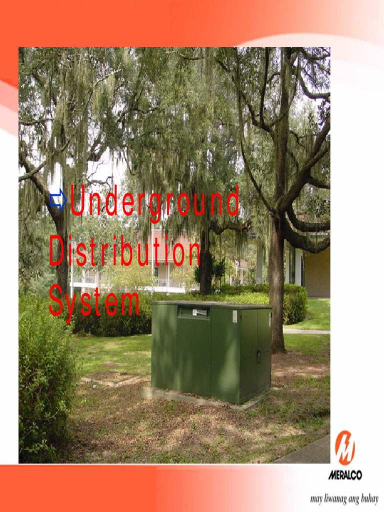 Underground Distribution System | PDF | Transformer | Insulator ...